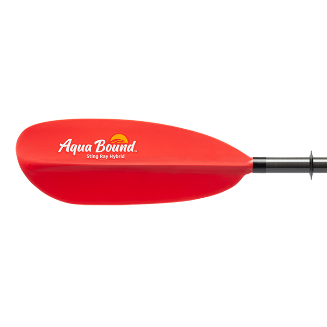Aqua Bound Sting Ray Hybrid Posi-Lok Two-Piece Kayak Paddle - Olympic ...